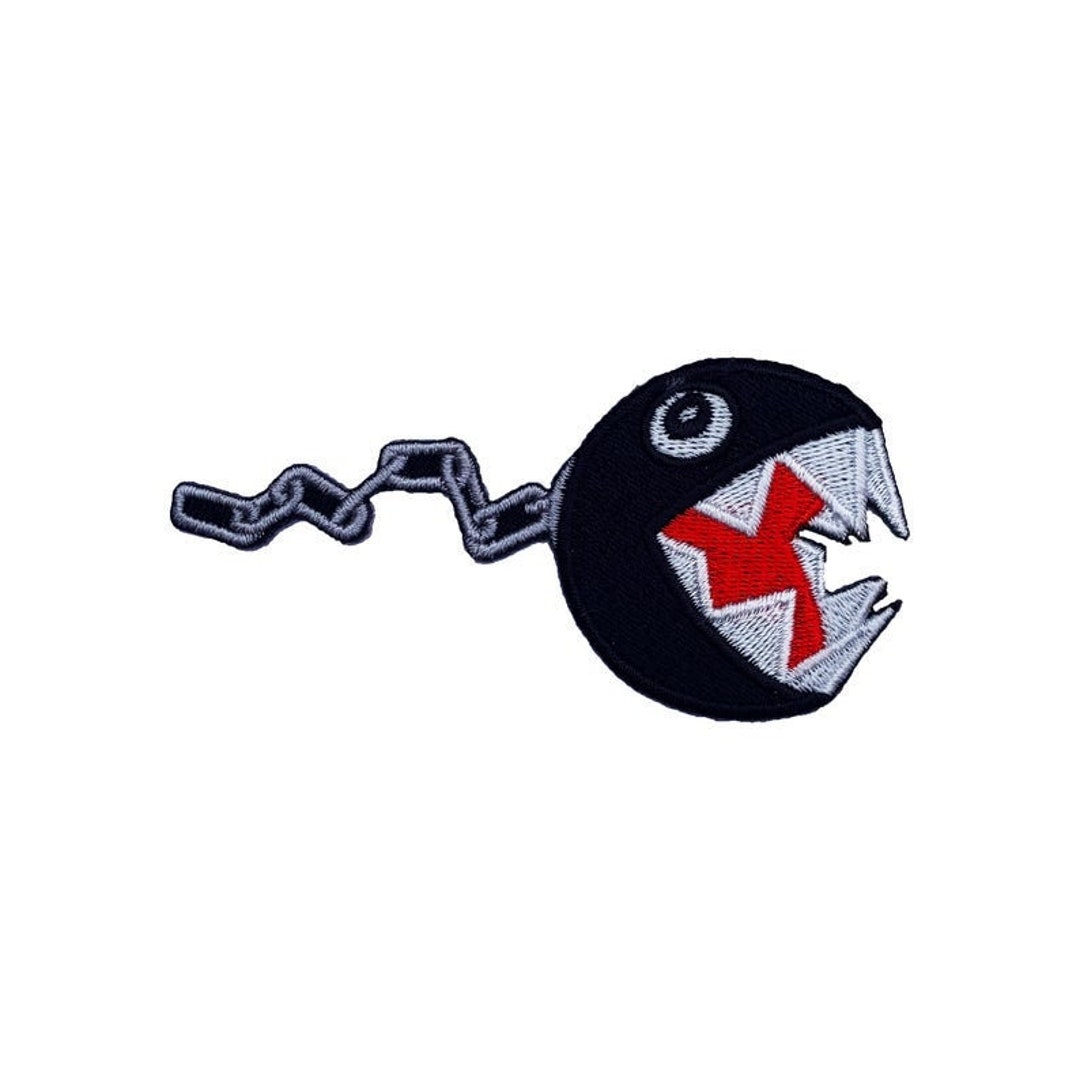 Chain Chomp Patch 3.5 Inch Embroidered Iron-on or Sew-on Badge Costume ...
