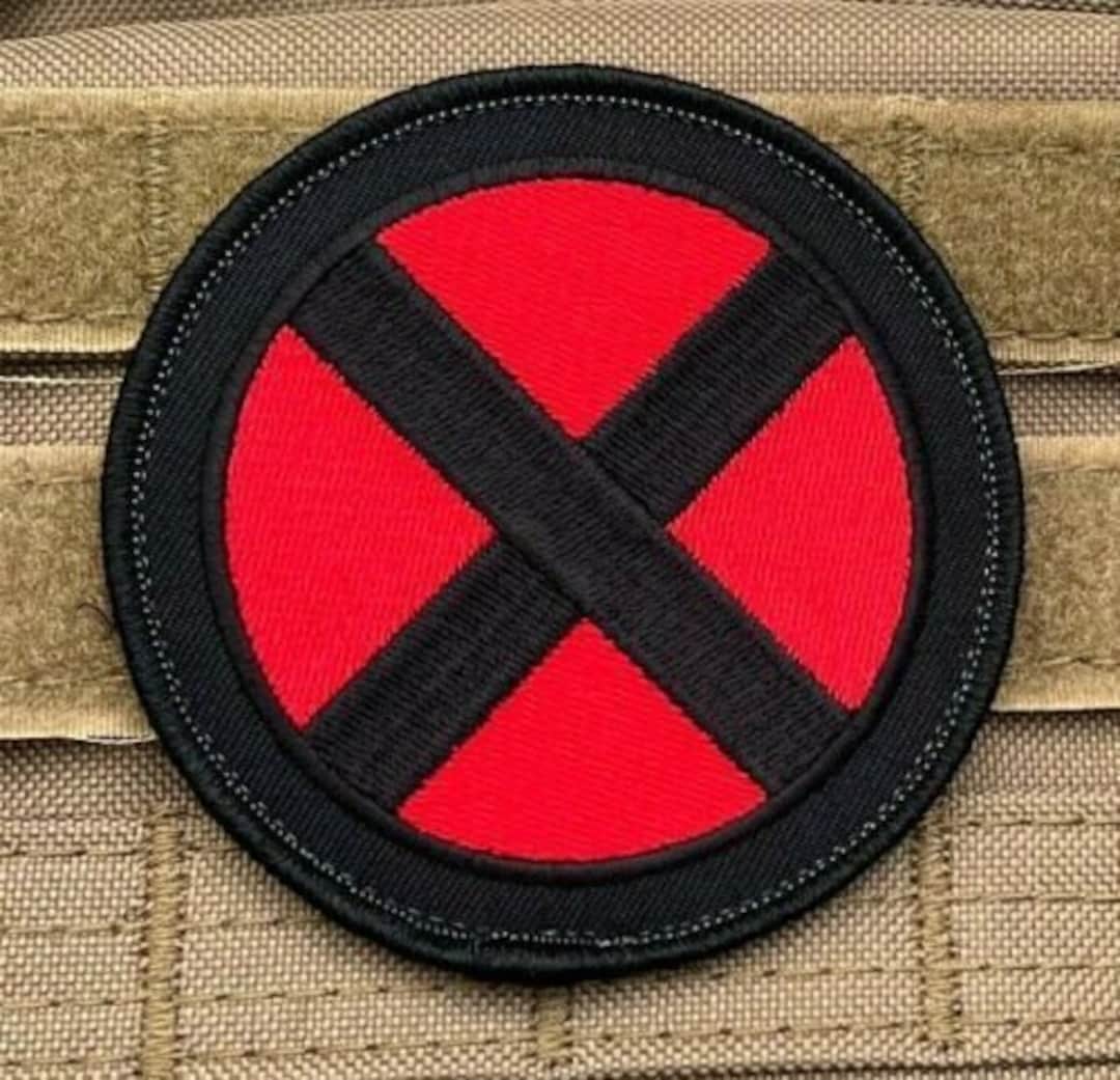 X-men Patch (3.5 Inch) Embroidered Hook and Loop Badge Super Hero Xmen ...