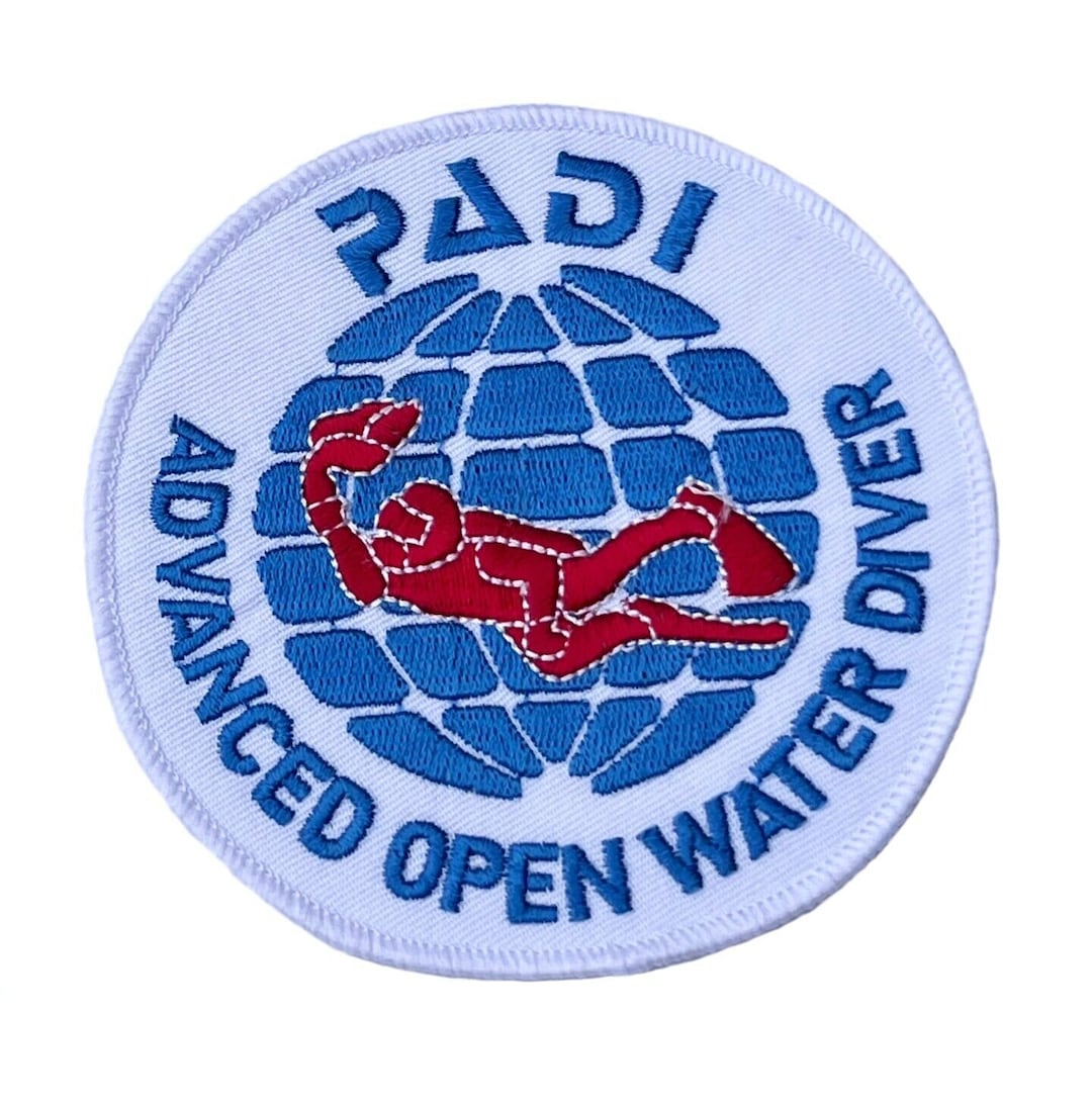 Advanced Open Water Diver Patch (4 Inch) Embroidery Diving Badge Scuba ...