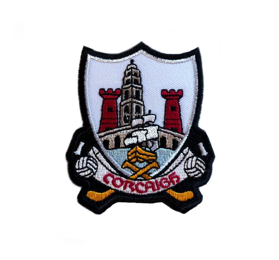 County Cork Patch (3 Inch) GAA Gaelic Football Hurling Crest Embroidered Iron-on/sew-on Badge ...