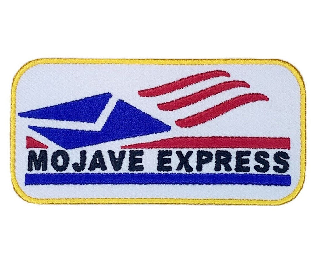 Mojave Express Courier Logo Patch (4 Inch) Iron or Sew-on Gamer Badge ...