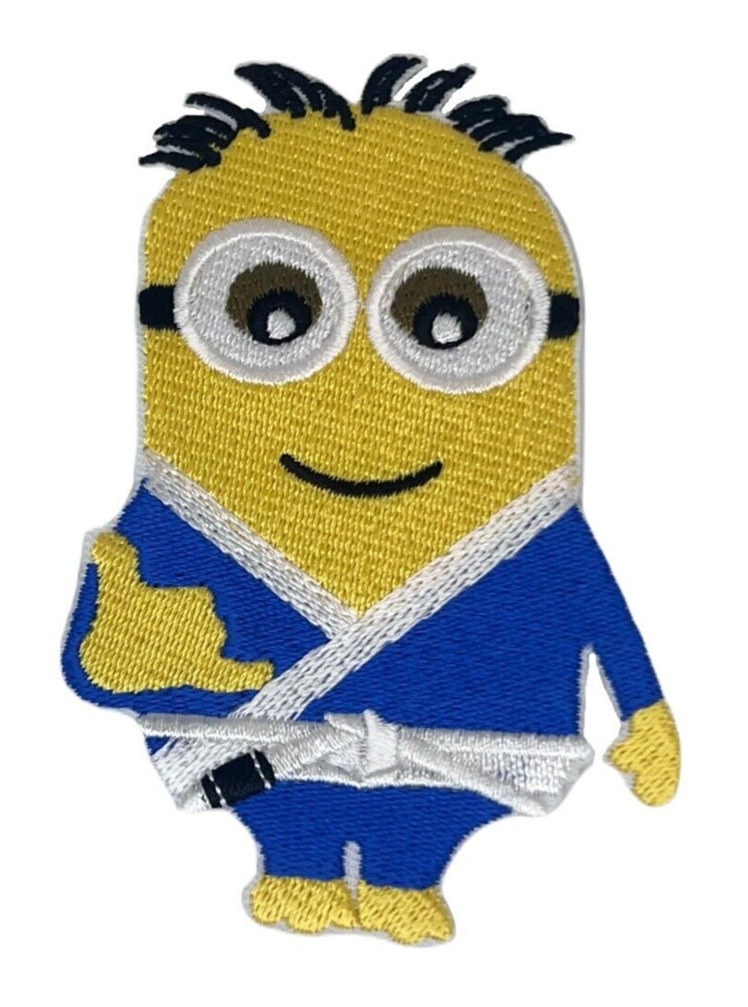 Minions Martial Arts Patch (3.5 Inch) Iron-on Badge Karate, BJJ, Jiu ...