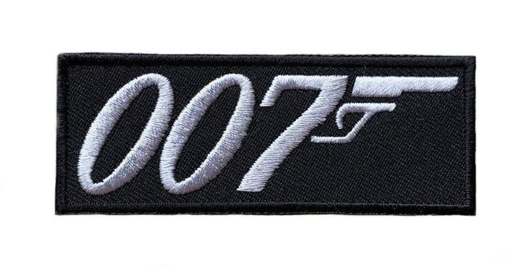 007 Patch James Bond (3 Inch) Embroidered Iron-on or Sew-on Badge Spy ...