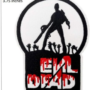 Evil Dead Logo Patch (3.75 Inch) Iron/sew-on Badge Retro Horror Movie ...