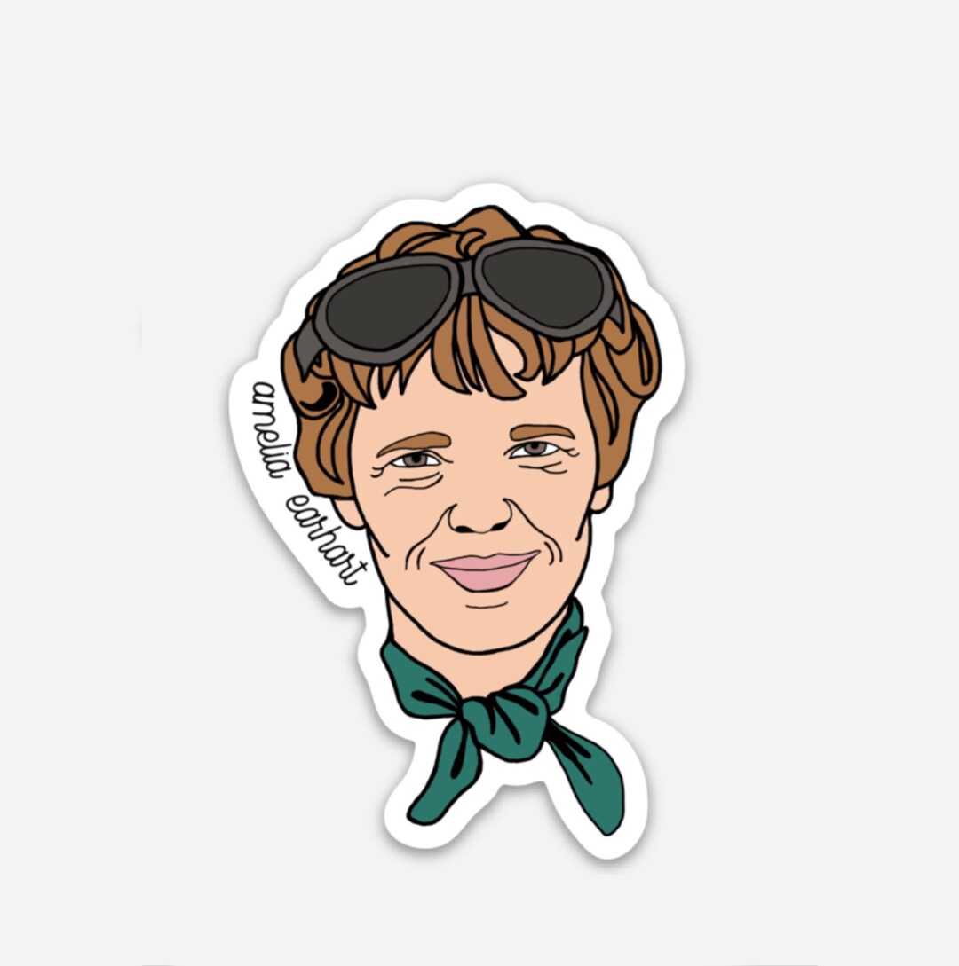 Amelia Earhart Sticker - Etsy