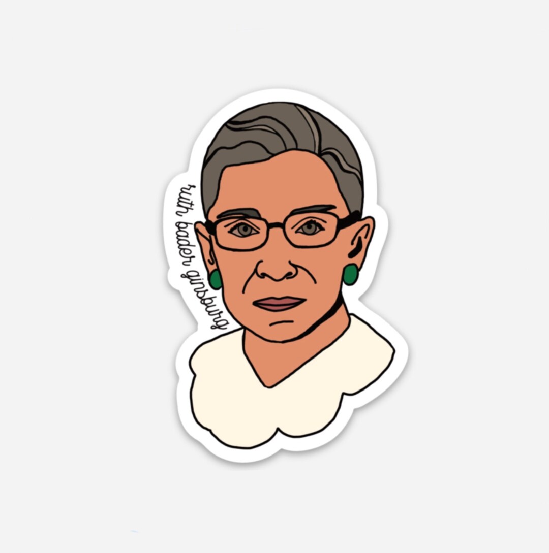 Ruth Bader Ginsburg Sticker - Etsy