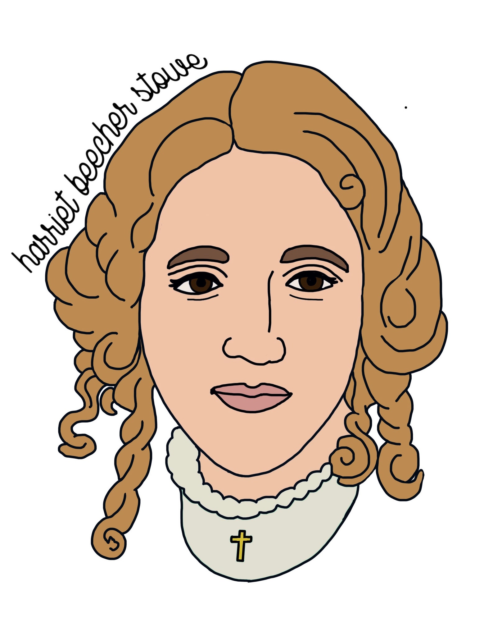 Harriet Beecher Stowe Sticker - Etsy