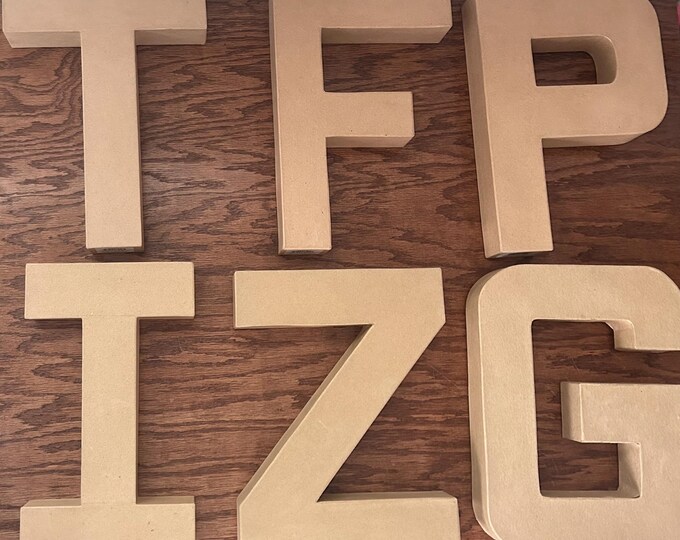 Cardboard Letters and Numbers. Alphabet. Set of 26 Letters 10 Digits ...