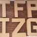 12 Inch Paper Mache Cardboard Letters - Etsy