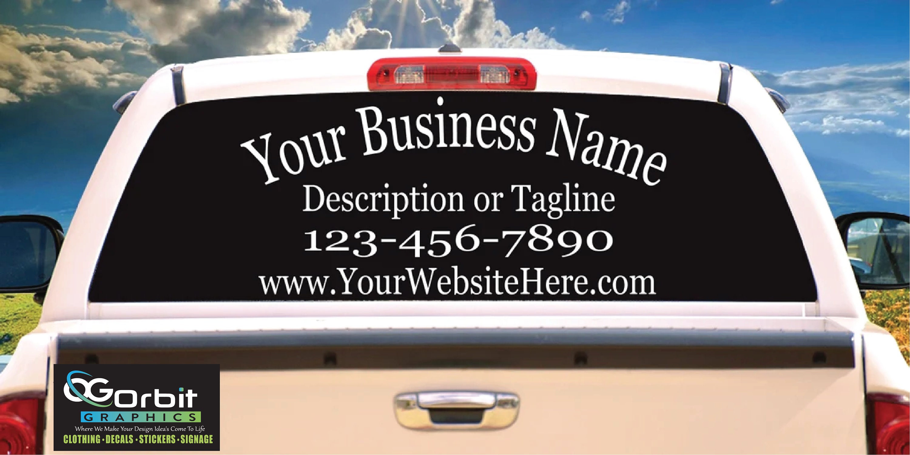 Custom Business Logo Single Color Vehicle Decal Stick Vinyl - Etsy