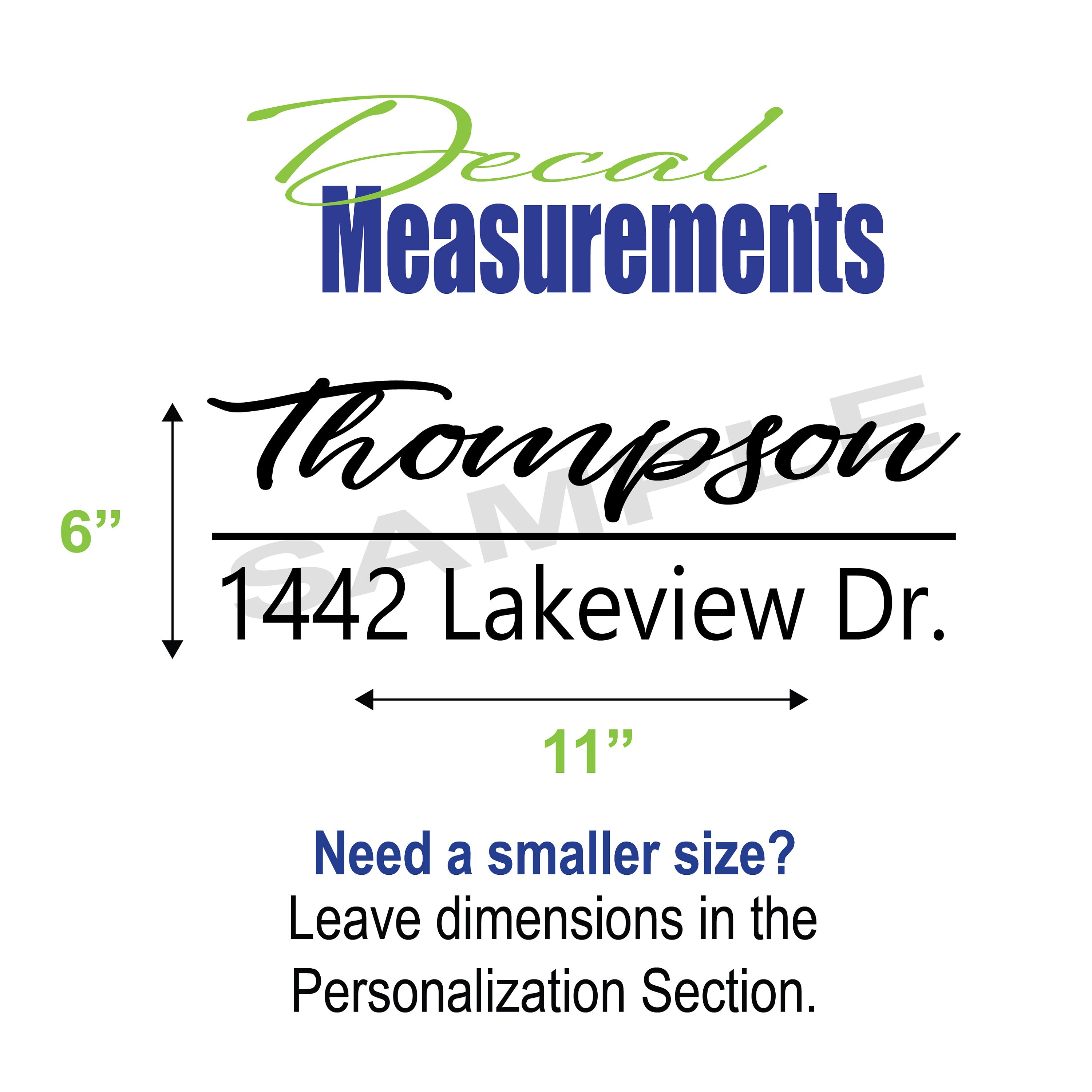 Mailbox Numbers Street Address Vinyl Decal Custom Mailbox | Etsy