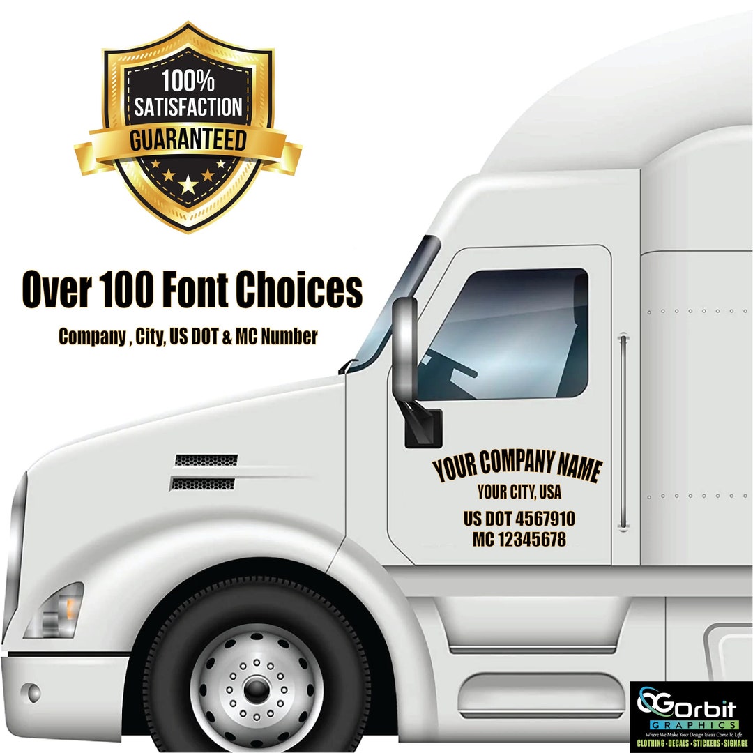 Custom Business Logo Vehicle Decal Stick Car Sign, Custom Business Car ...