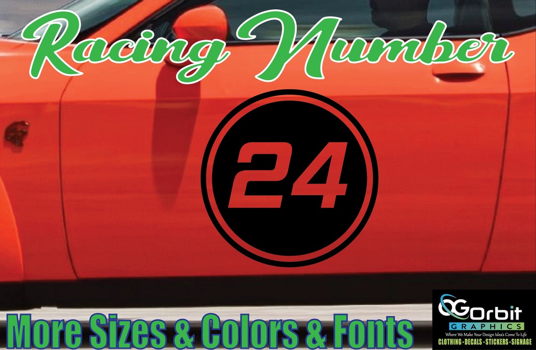 2pc - Racing Decal Stickers, Rally Racing Decal, Car Racing Decal ...