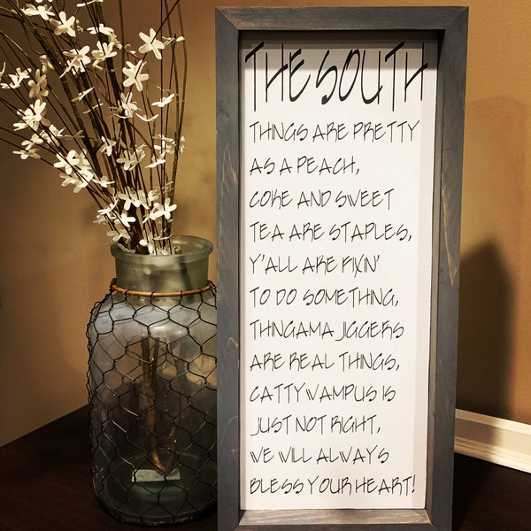 The South Sign - Etsy