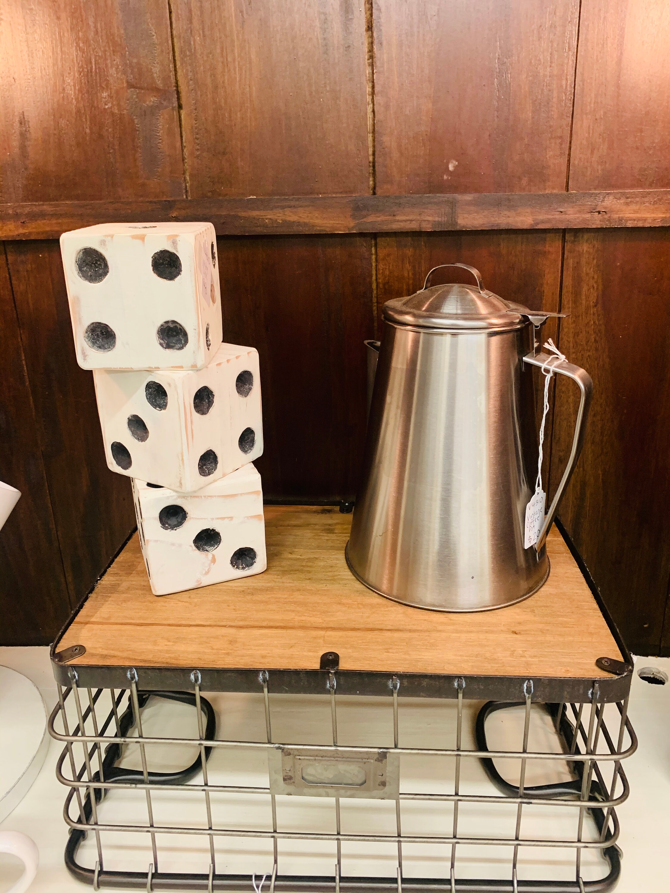 White Wood Dice - Etsy