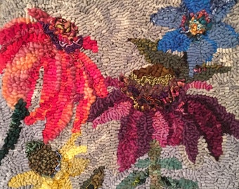 HARVEST HOLLOW ROAD Traditional Rug Hooking Pattern Designed by Therese ...