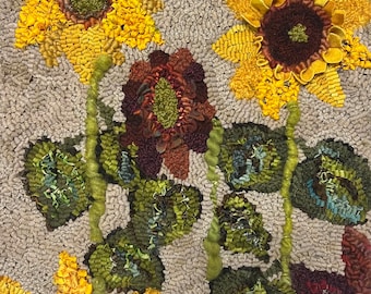 Rug Hooking Pattern Phlox in Proddy - Etsy