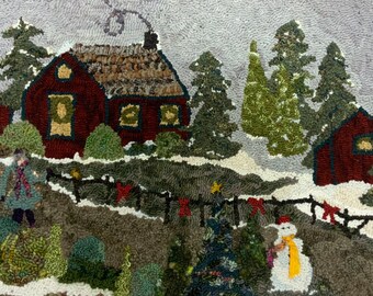 Modern Leaf and Loop 20 X 30 Downloadable Rug Hooking Pattern - Etsy