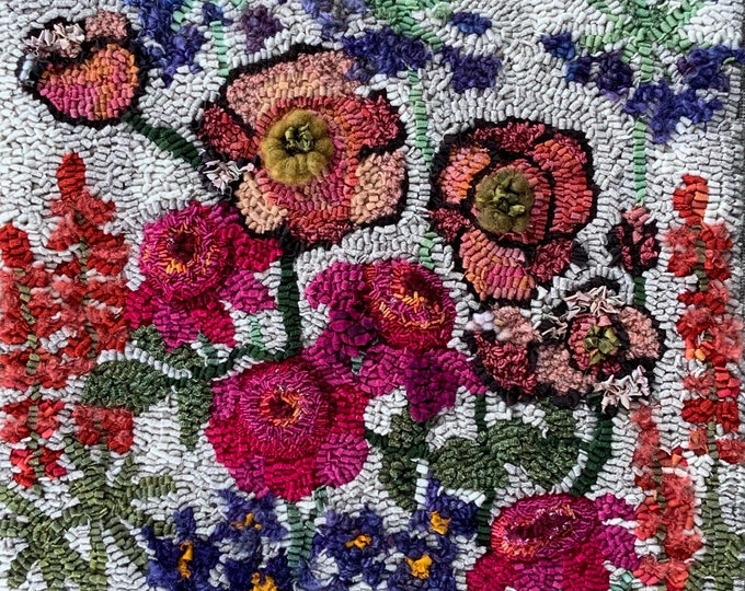 Rug Hooking Pattern Phlox in Proddy - Etsy