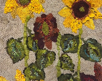 Rug Hooking Pattern Butterfly Garden - Etsy