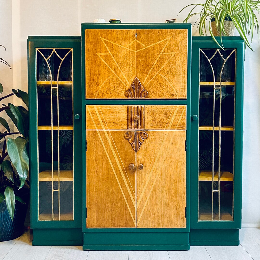 SOLD* Vintage Restored Lebus Cocktail Cabinet / Bar - Etsy UK