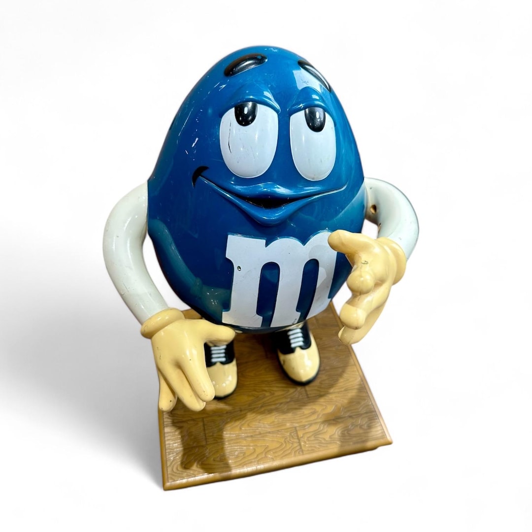 Vintage Blue M and Ms Candy Dispenser, Blues Cafe - Etsy