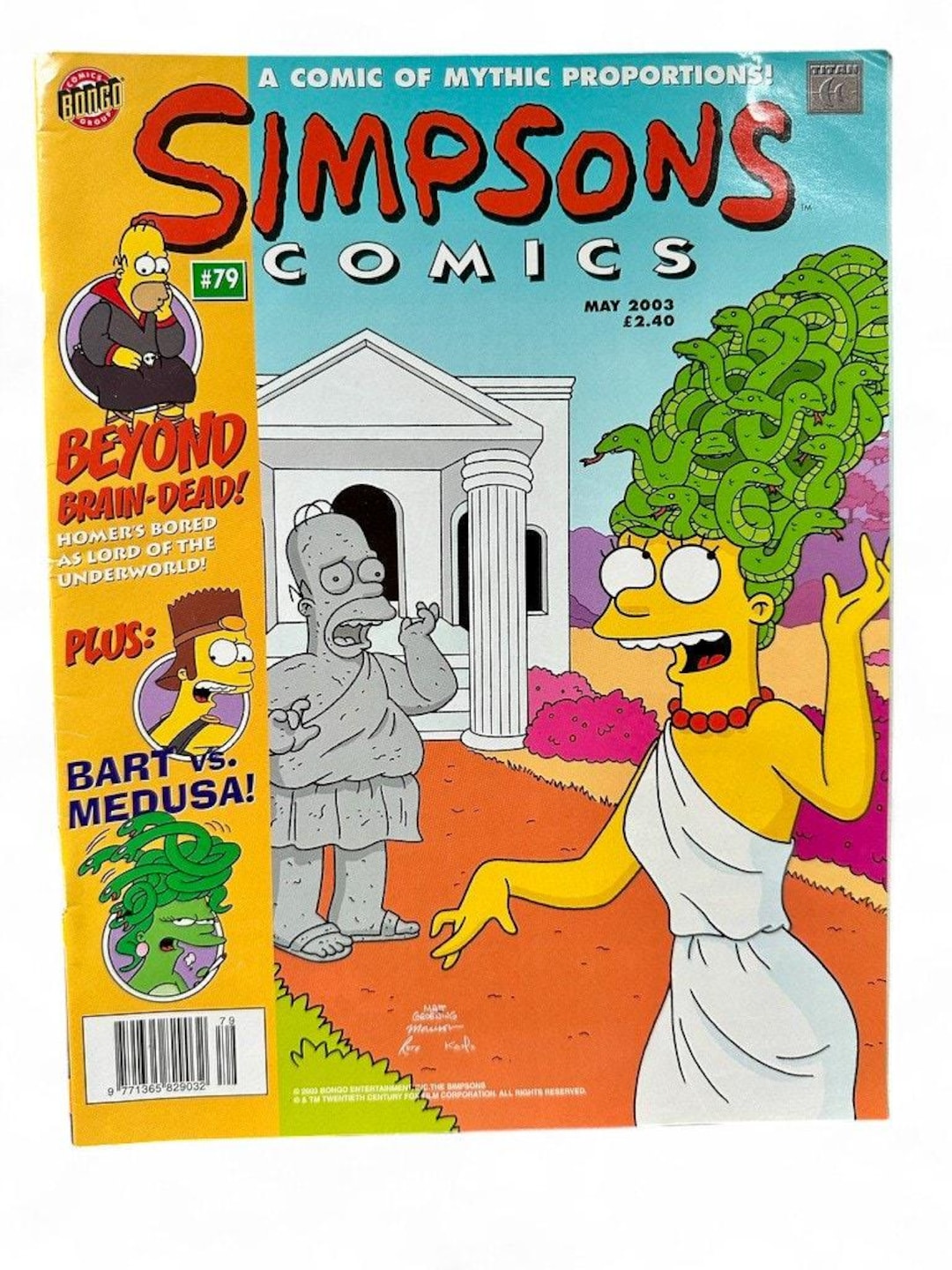 Simpsons Comic May 2003 Issue 79 : Inc Posters - Etsy