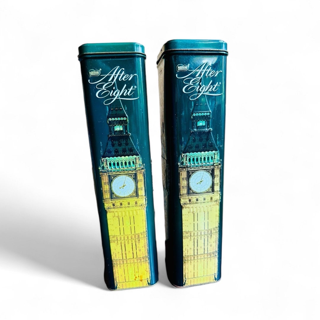 Vintage Pair of Nestle After Eight Tins Embossed With Big Ben - Etsy