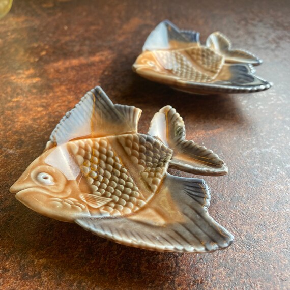 Vintage Pair Wade Porcelain Fish Dish - Etsy UK
