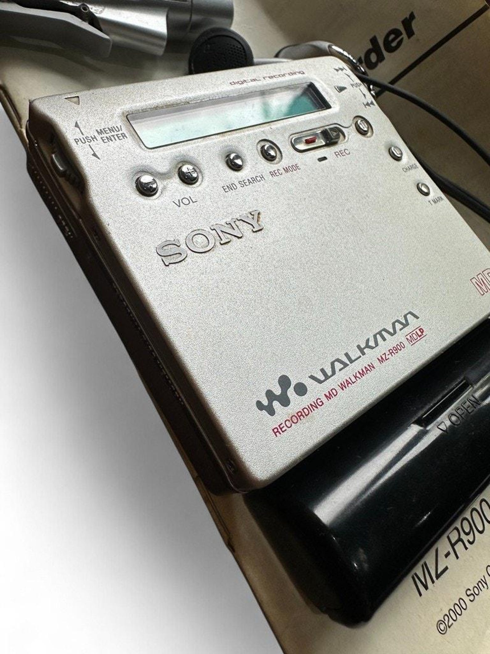 Sony MZ-R900 Potable Minidisc Player / Recorder - Etsy