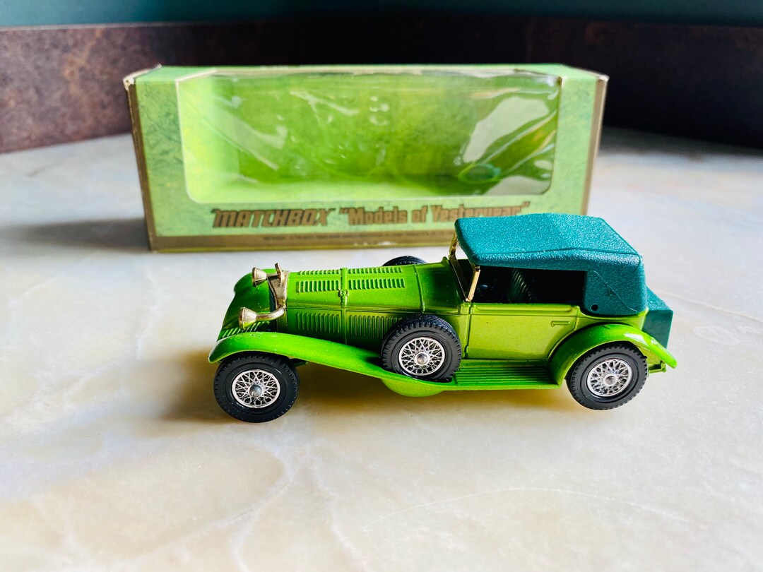 Vintage - Matchbox - L928 Mercedes SS Coupe - Green - in Original Box ...