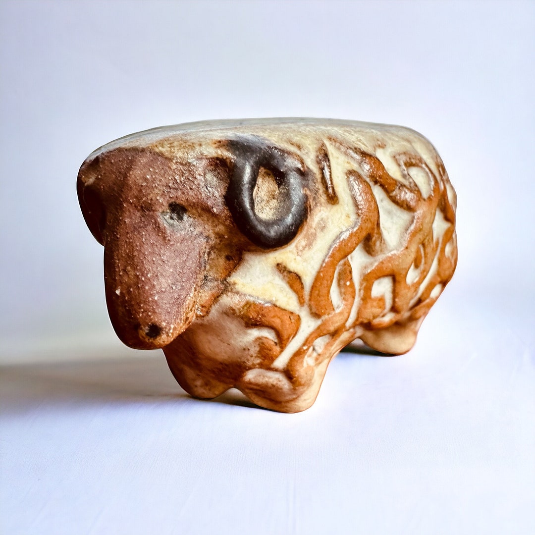 Vintage Tremar Pottery Pottery Sheep / Ram - Etsy