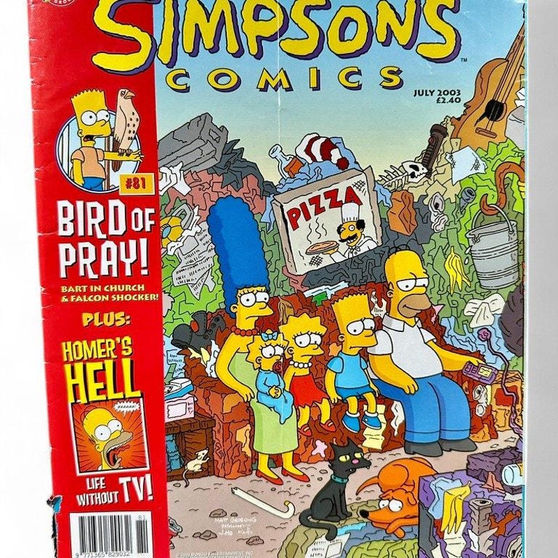 Simpsons Comics Books - Etsy UK
