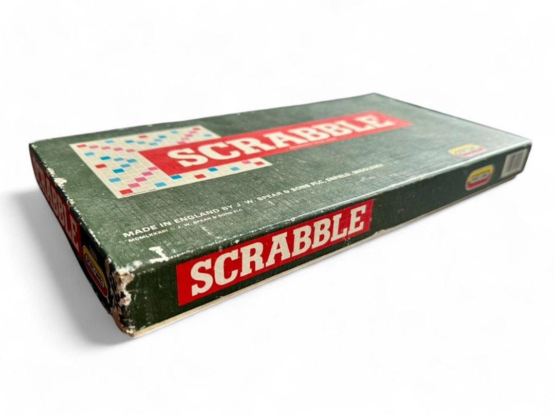 Vintage Spears Scrabble Set - Complete - Etsy
