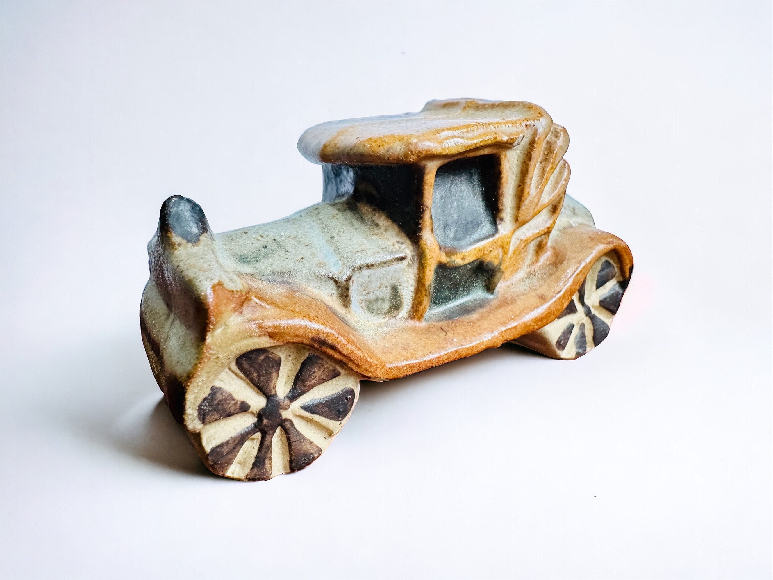 Tremar Pottery Car / Vehicle Figurine, Handmade Ornament - Etsy