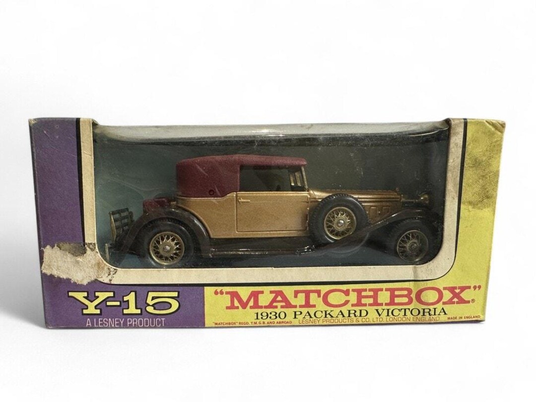 Vintage Matchbox 1969 "models of Yesteryear" Y-15 1930s Packard ...