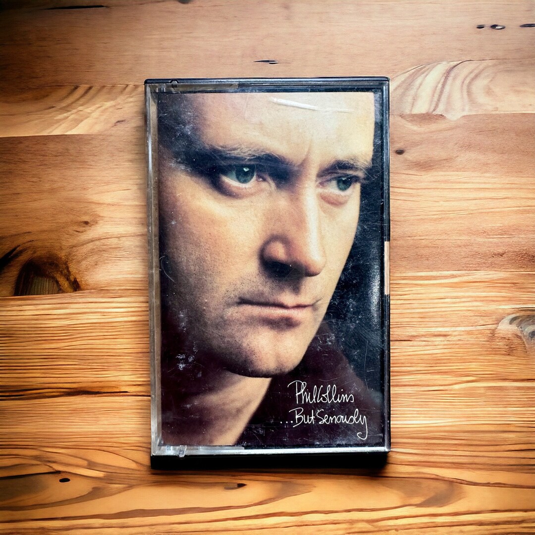 Phil Collins - ….. but Seriously - Vintage Cassette Tape Album, 1989 ...