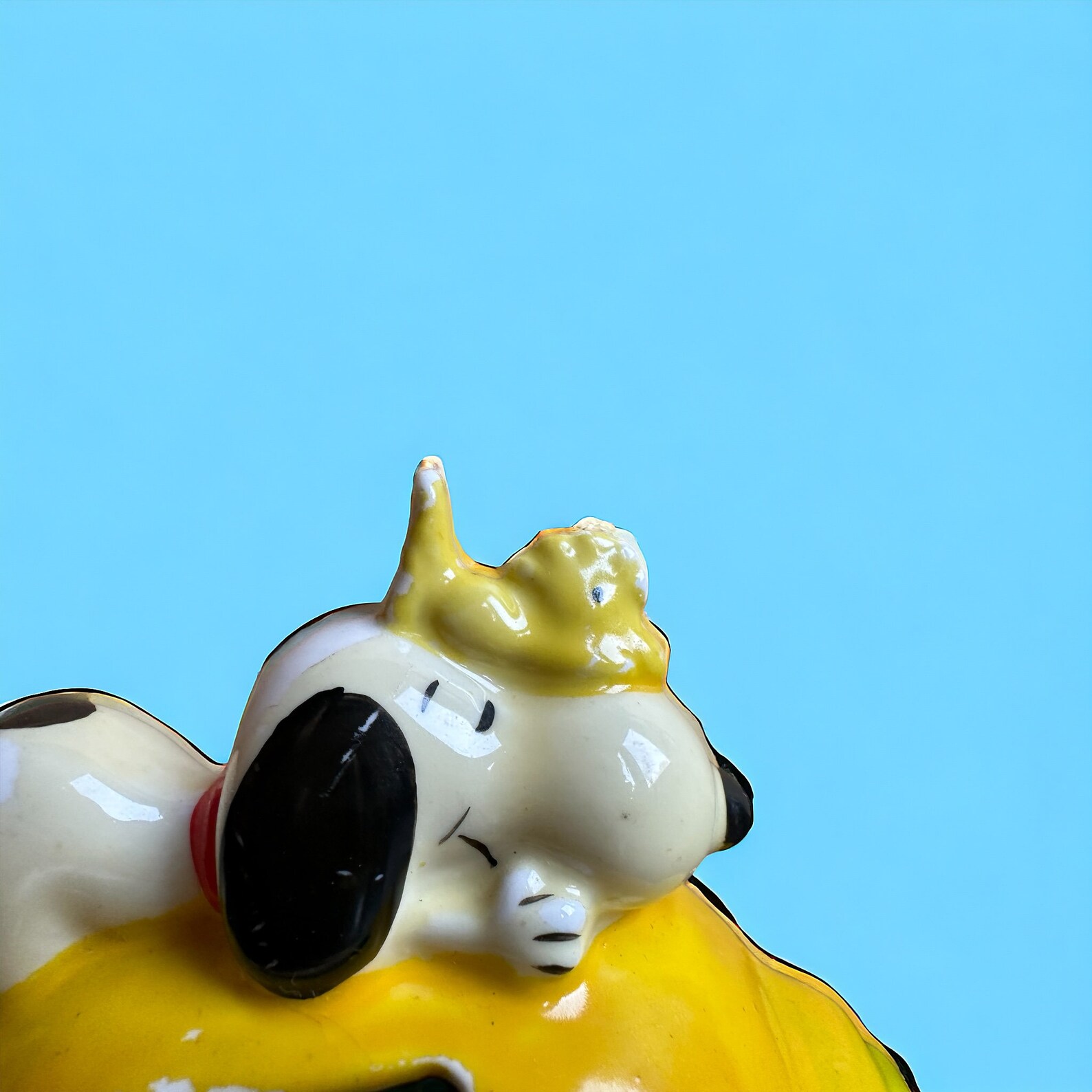 Vintage Snoopy & Woodstock on a Lemon Money Box / Piggy Bank ...