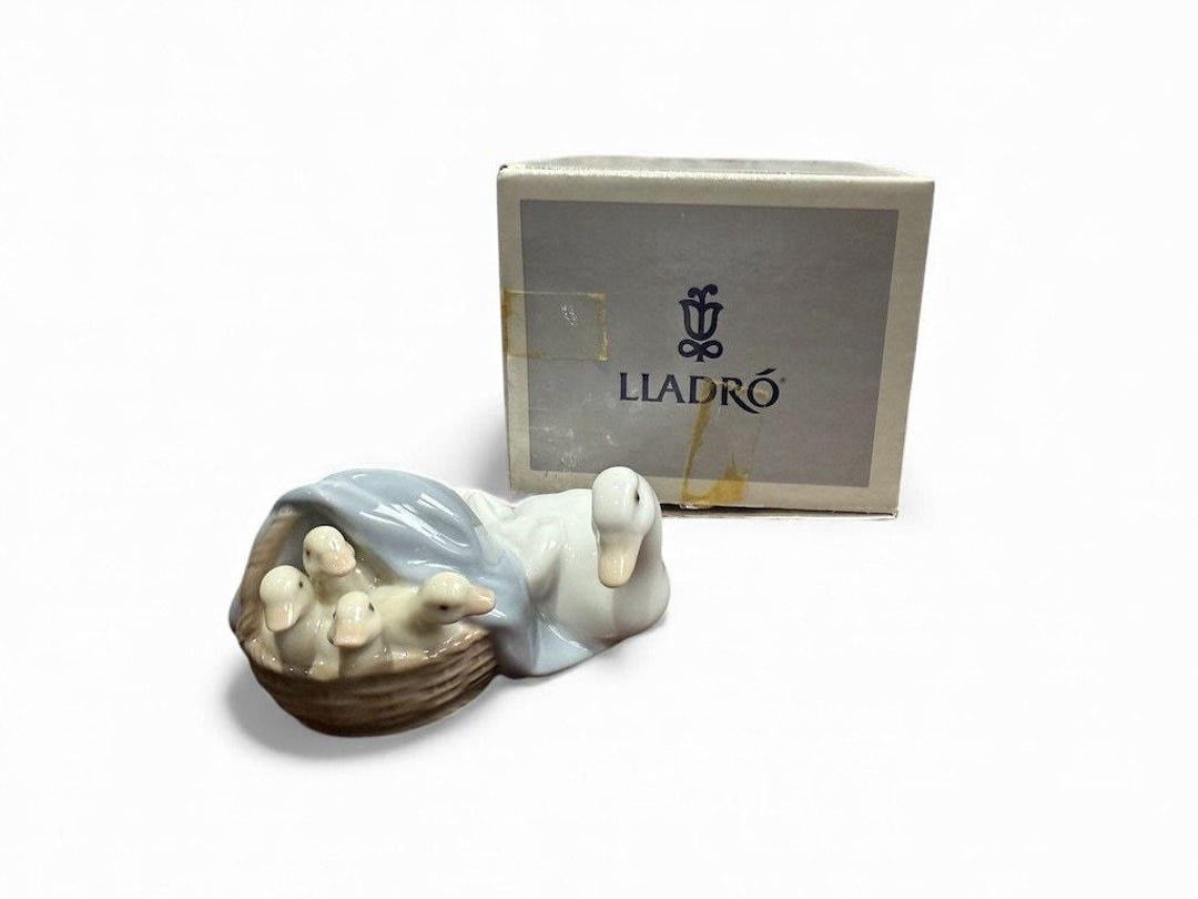 LLADRÓ Ducklings - Porcelain Sculpture Fig #4895 - Retired - Etsy