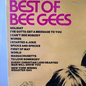 Vintage 12” Lp Vinyl Record - Best of Bee Gees - Polydor - 583063B - Etsy