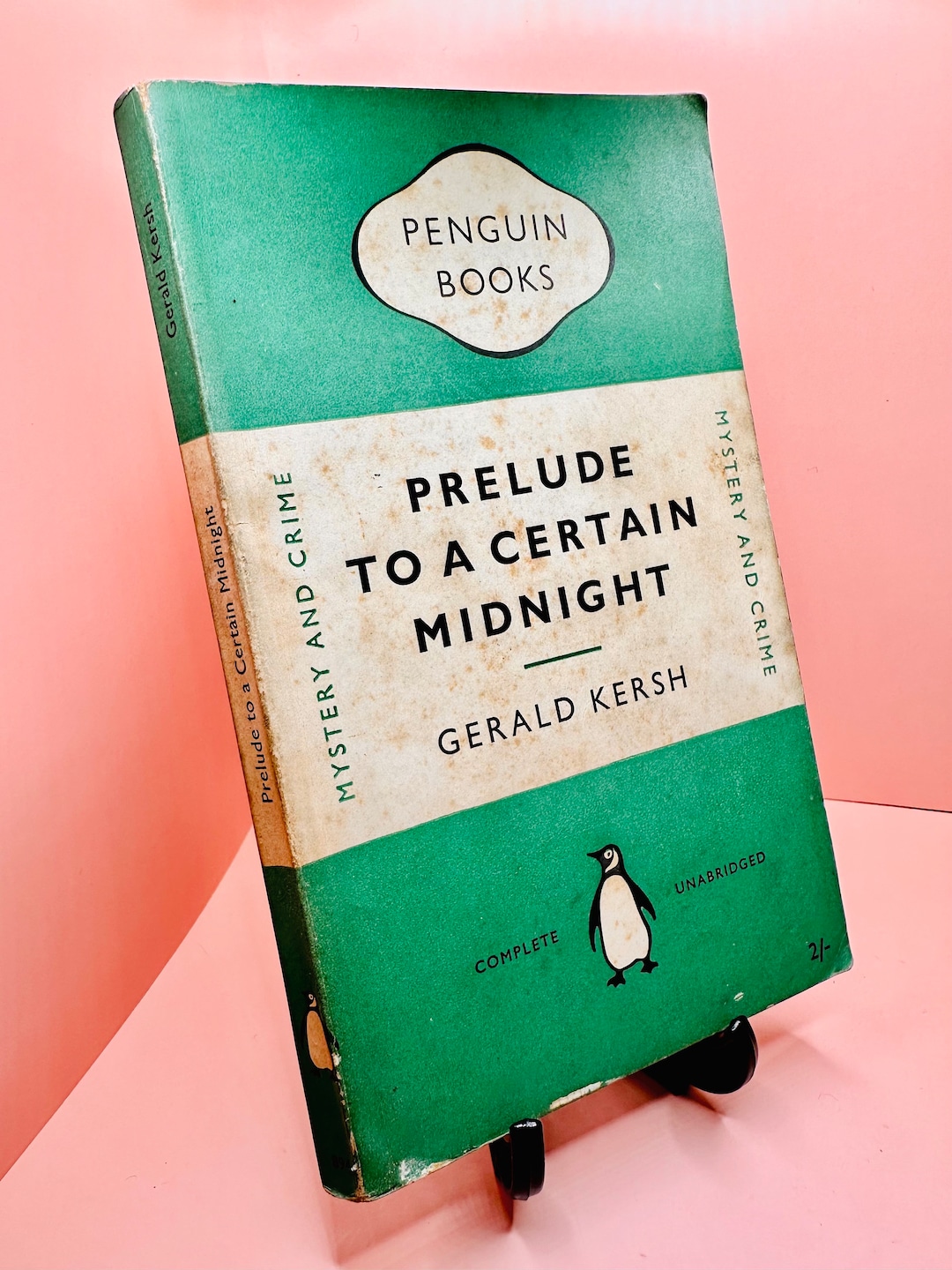 Vintage Penguin Book, Green Stripe, Prelude to a Certain Midnight ...