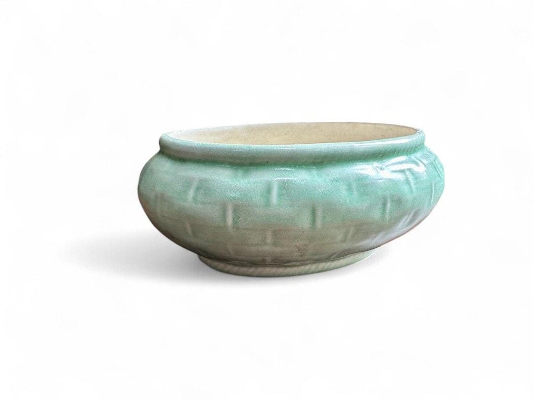 Vintage George Clews & Co Ltd Green Dish / Bowl / Pot - Etsy