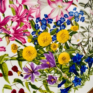 Vintage 1978 - RHS - Flower of the Year Plate - October - Franklin ...