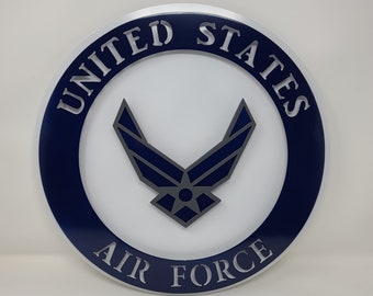 Metal Air Force Sign | Etsy