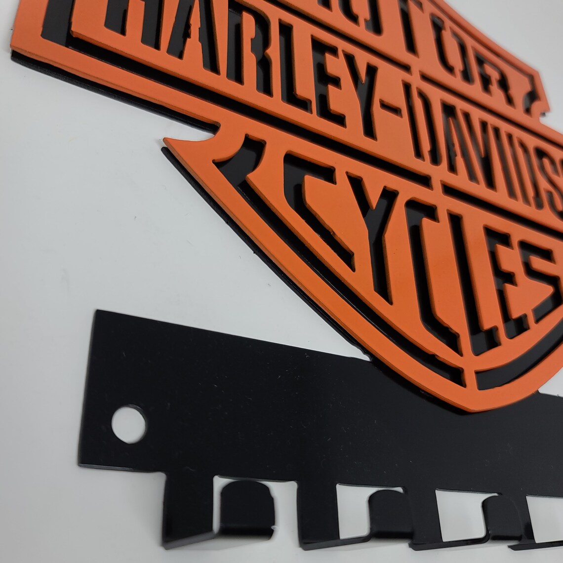 Harley Davidson 2D Key Holder 9.5 X 10.75 Mounts on Wall to - Etsy