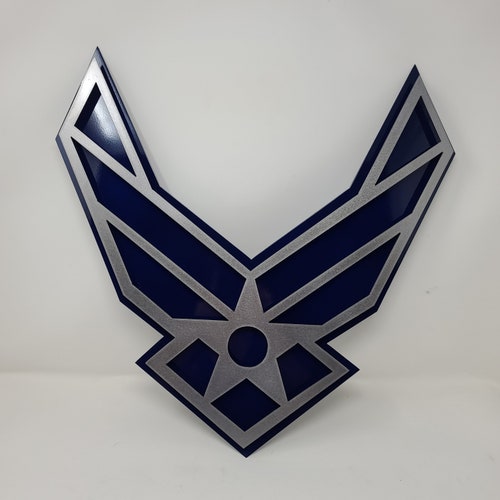 Air Force Logo Military Metal Art Metal Wall Art Home - Etsy