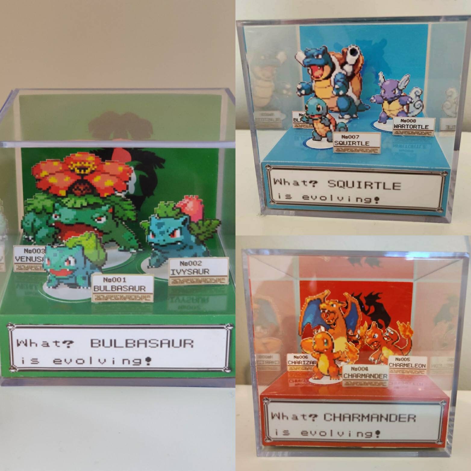 Pokemon Diorama Cube Handmade Choose your Design | Etsy