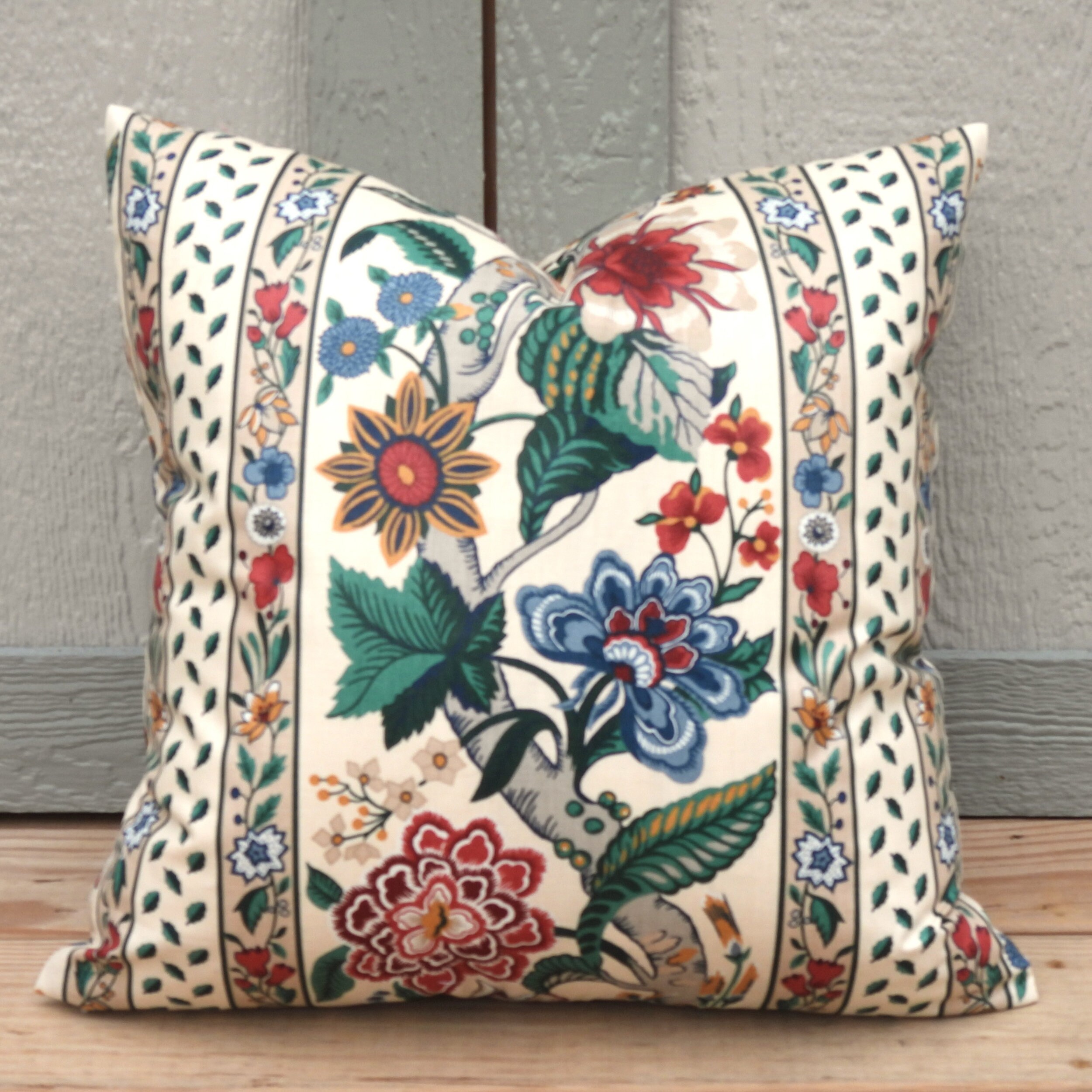 Colorful Pillow Covers, Traditional Pillows, Flower Throw Pillows, Pop ...