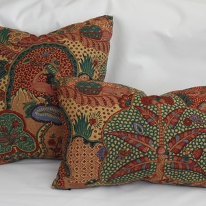 Bright Multi Color Jay Yang Design Pillow Cover, Double Sided Jewel ...
