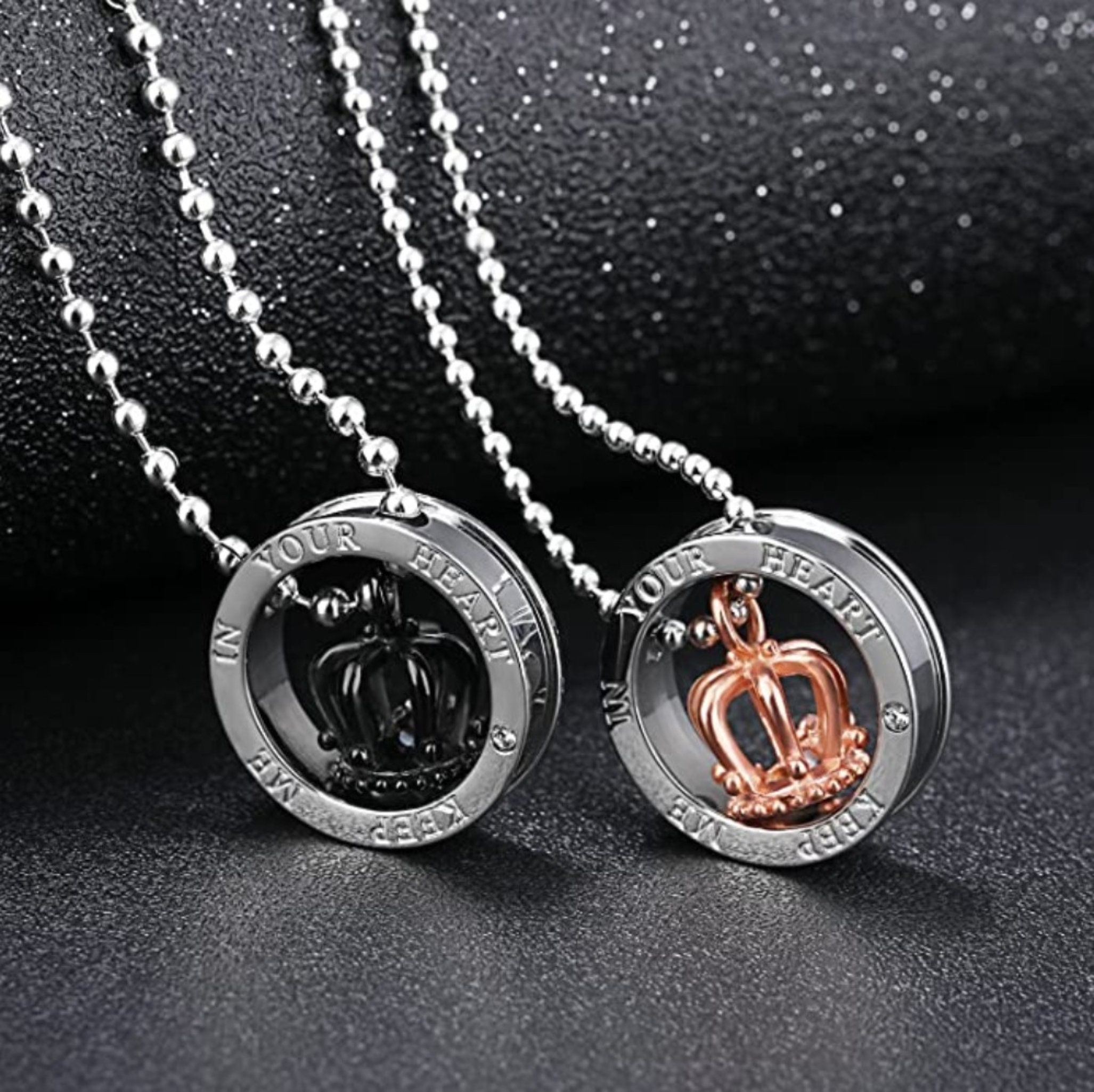 Couple Necklace Couples Necklace Couple Necklaces couples | Etsy